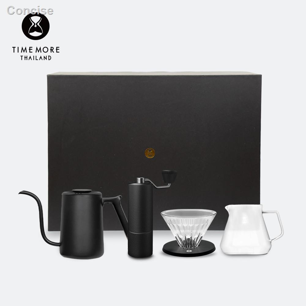 ㍿Timemore ชุดดริปกาแฟ C2 (Fish Pure) - C2 Pour Over Set (Fish Pure ...