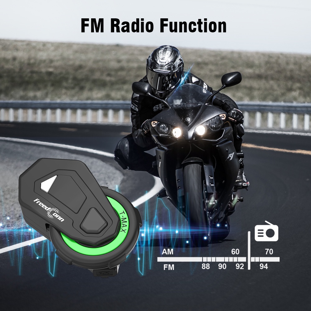 New Freedconn T-Max M Wireless Motorcycle helmet bluetooth 5.0 ...