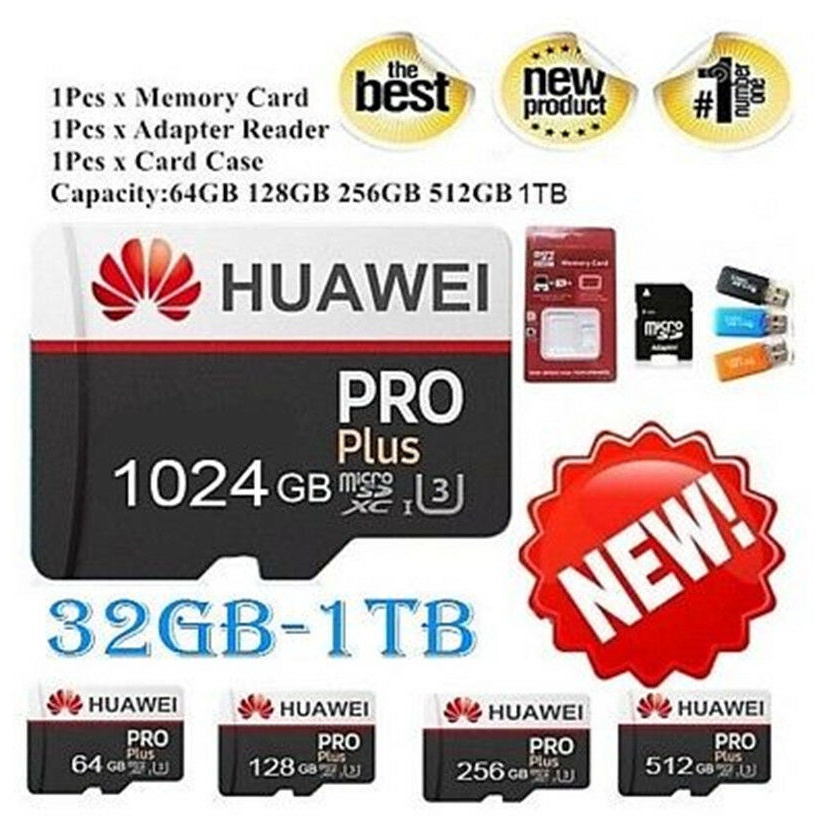 256GB 512GB 1024GB Micro SD 1TB Memory Card Class 10 TF Flash Memory ...