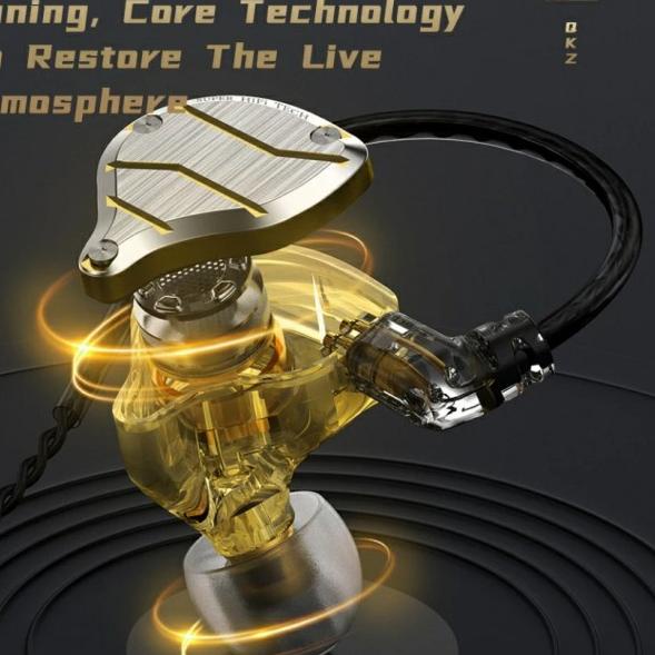 จัดส่งฟรี QKZ ZXN พร้อมไมโครโฟน หูฟัง Hifi alt KZ ZS10 Pro CCA C10 ...