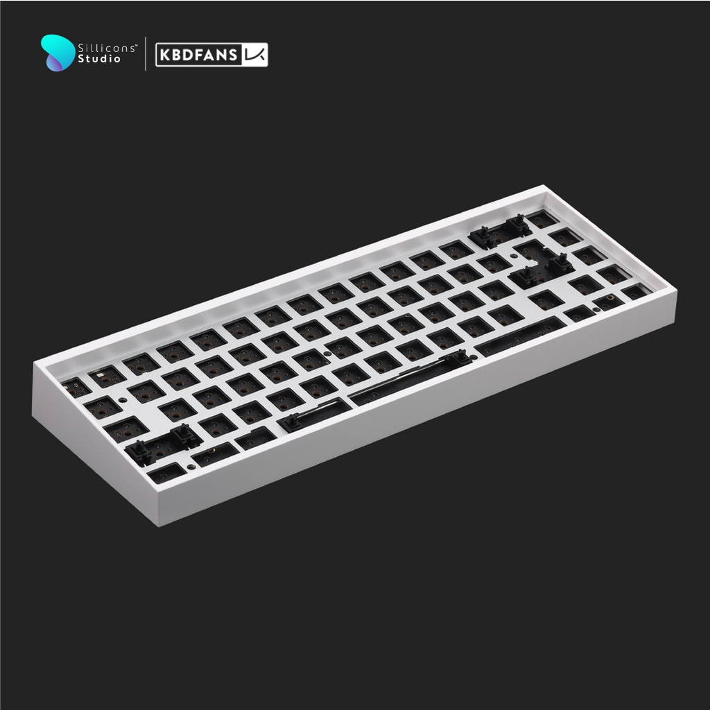 plate 3 แบบ D65 MECHANICAL KEYBOARD KIT CLEAR POLYCARBONATE HOT-SWAP ...