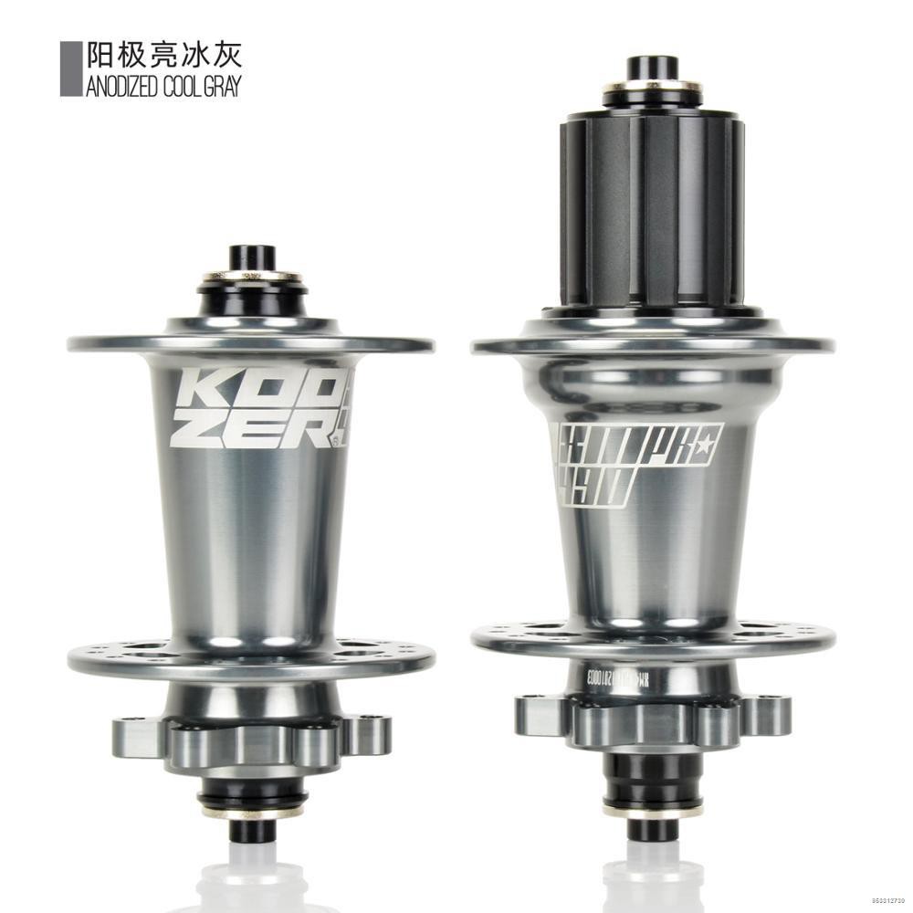 Koozer XM490 PRO ฮับ 4 แบริ่ง MTB จักรยานเสือภูเขาฮับด้านหน้าและด้านหลัง QR Thru 32 หลุมดิสก์ ...