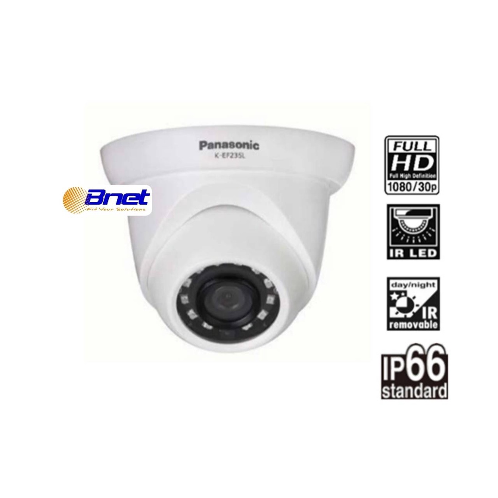 กล้องวงจรปิด Panasonic CCTV FULL HD IP Camera Outdoor รุ่น K-EF235L03E ...