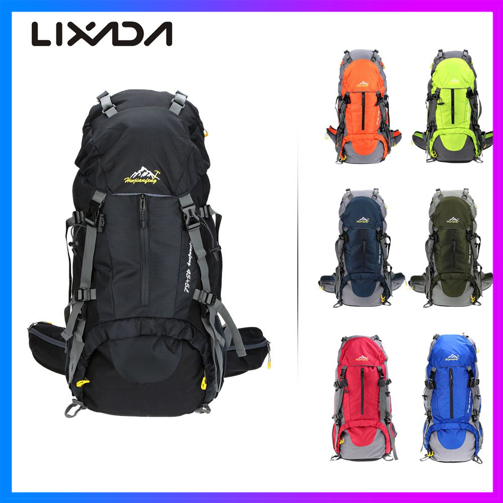 LIXADA 50L กระเป๋าเป้สะพายหลังกันน้ำสำหรับเดินป่าตั้งแคมป์ ...