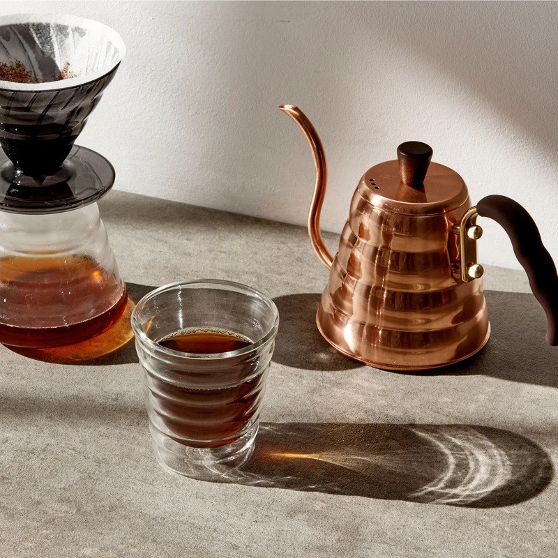 HARIO V60 Drip Kettle Buono Copper Coffee VKBN-90 CP (ของแท้) Made in JAPAN กาดริปกาแฟ ขนาด ...