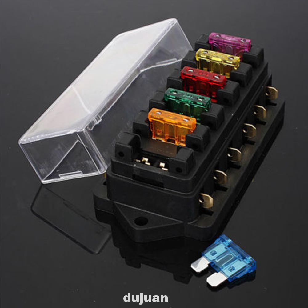 6 Pcs Anti Lost Auto Practical Inserting Easy Apply Fuse Case - dujuan ...