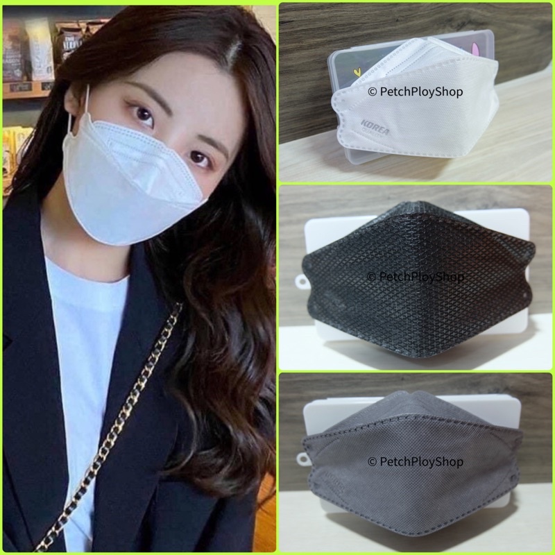 KF94 4D หน้ากากเกาหลีผู้ใหญ่ made in korea(แพ็ค30 ชิ้น) Korea Design - noo.natty - ThaiPick