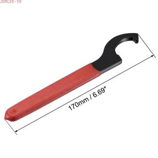 C-Hook Spanner Wrench Collet Chuck For38-42mm Round Nut W/ Red Non-slip ...
