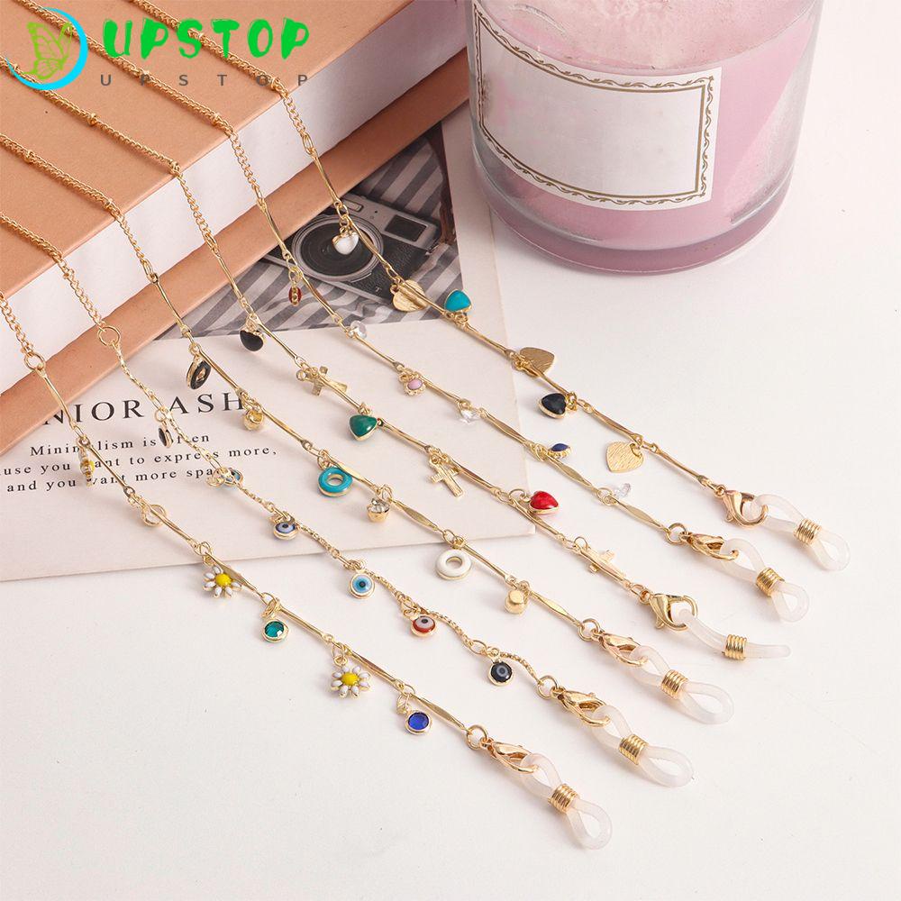 Upstop สายคล้องแว่นตากันแดด เชือกเส้นเล็ก จี้โลหะ แฟชั่น สําหรับเล่น ...