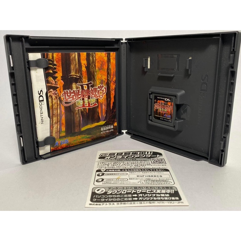 ตลับแท้ Nintendo DS (japan) NDS Sekaiju no Meikyuu 2: Shoou no Seihai ...