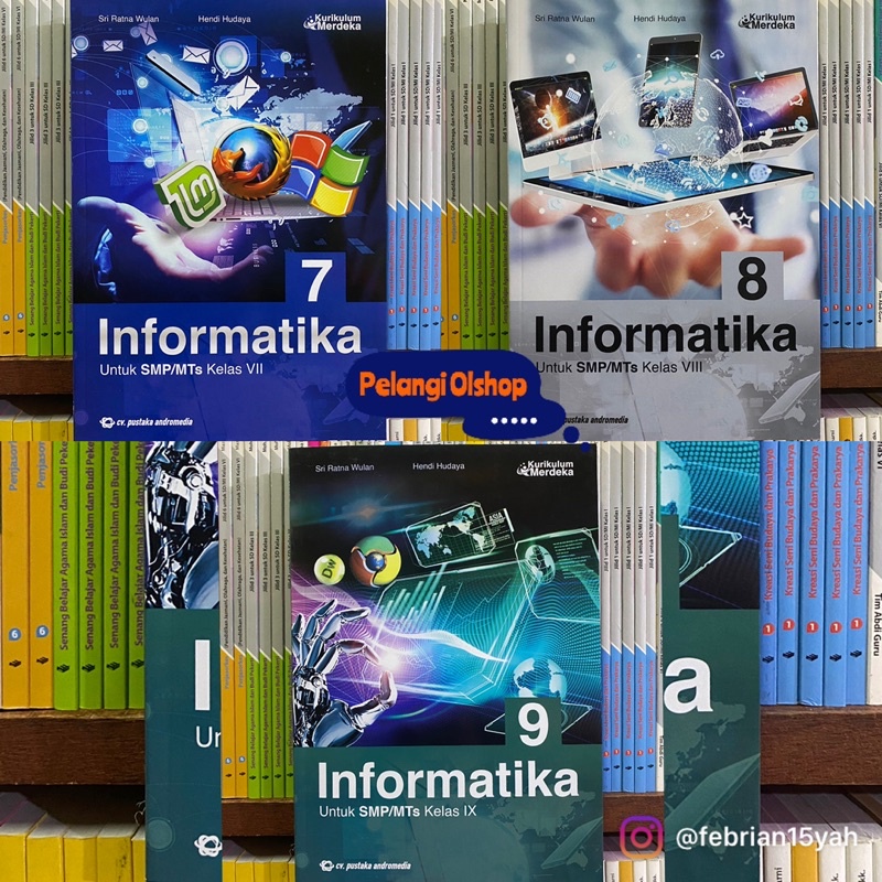 หนังสือ Informatika Book Of High School MTS Class 7 8 9 Curriculum ...