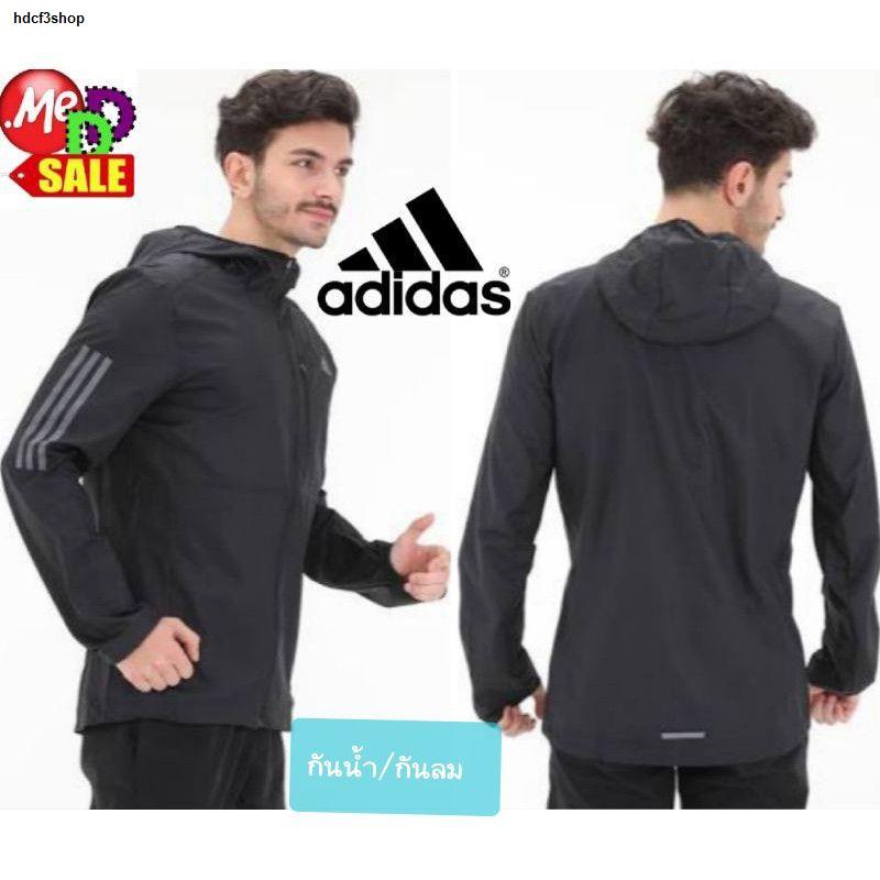 จัดส่งตรงจุดAdidas - ใหม่ เสื้อแจ็คเก็ตกันลม-กันน้ำ(ละออง) OWN THE RUN ...