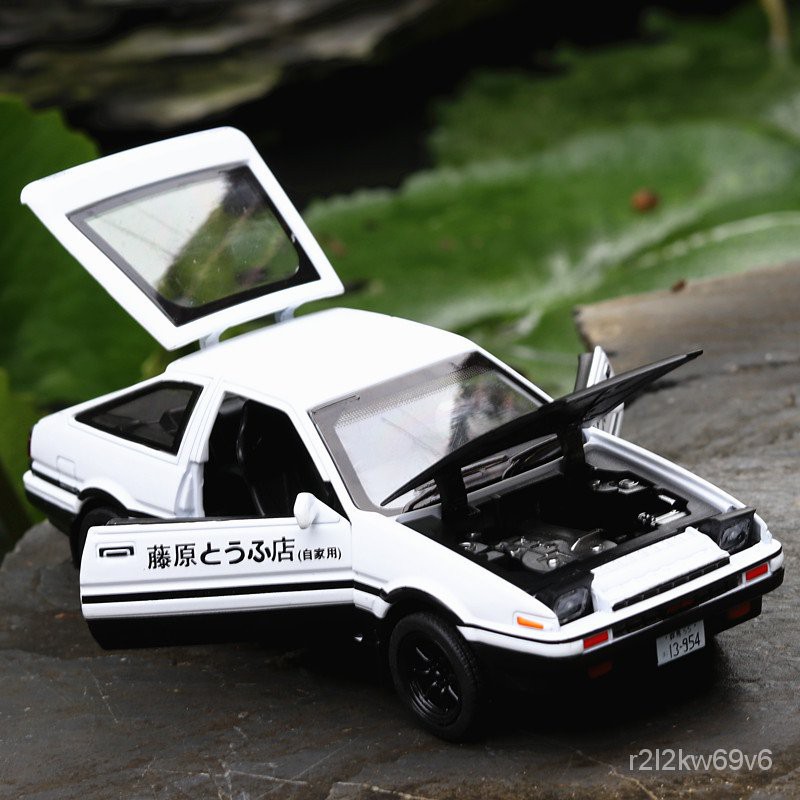 1:28 INITIAL D Toyota AE86 Alloy metal Toy Car Model Diecast Toy ...