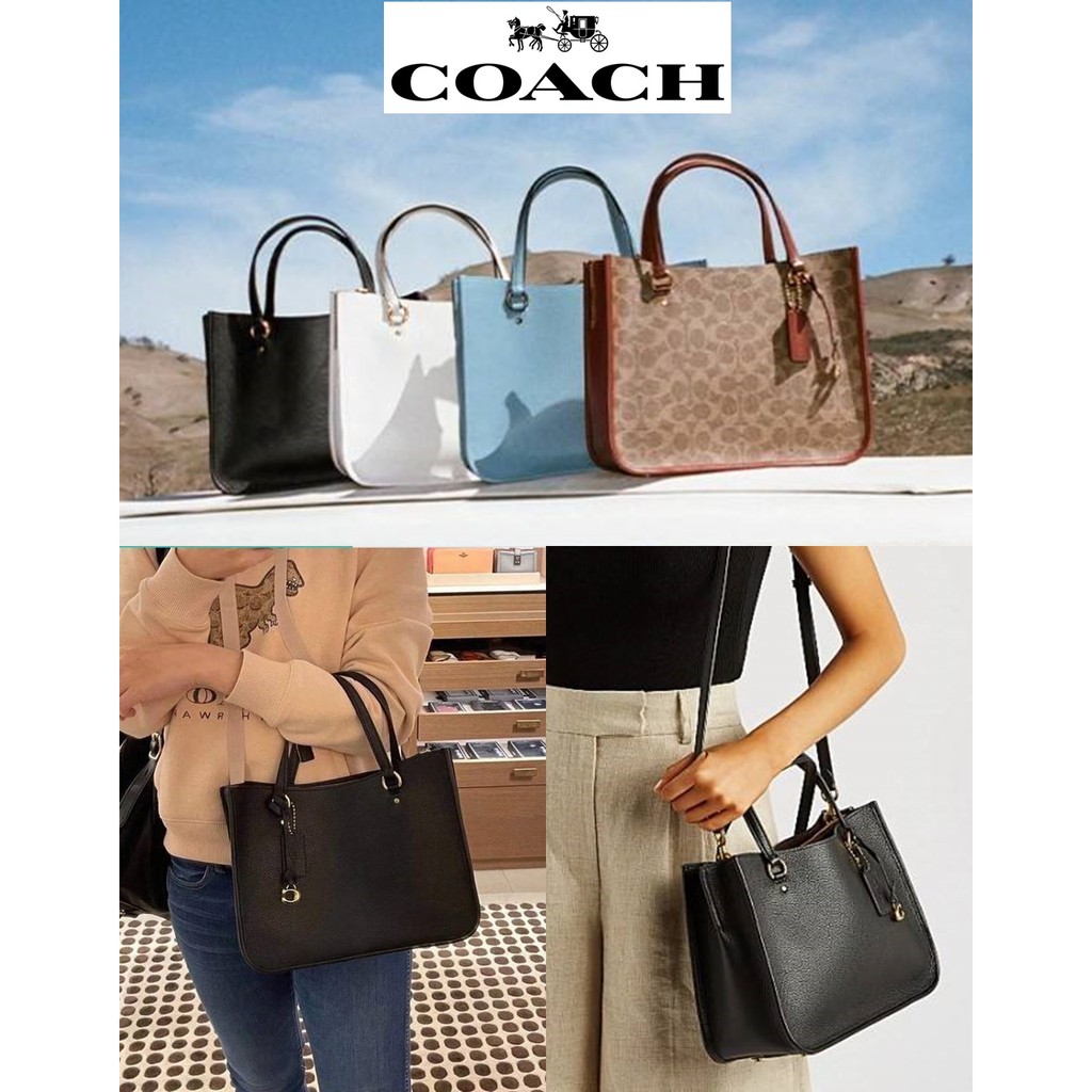 กระเป๋าหิ้วและสะพายข้างได้ COACH TYLER CARRYALL BAG ((C3460C3889 ...