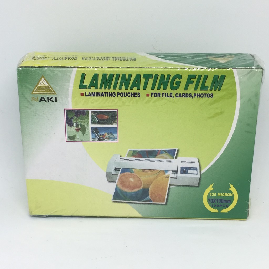 พลาสติกเคลือบบัตร Naki 70x100 mm 125 Mic - plernkung - ThaiPick