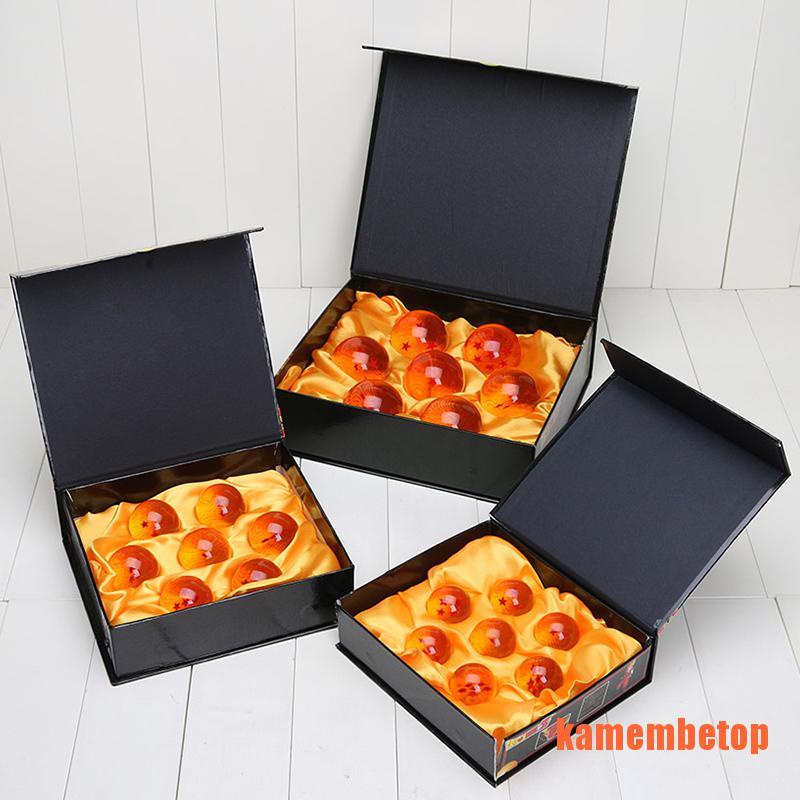 TOP7pcsset Dragon big 3.5cm 4cm 5.7cm 7 Stars Crystal Balls PVC Action ...