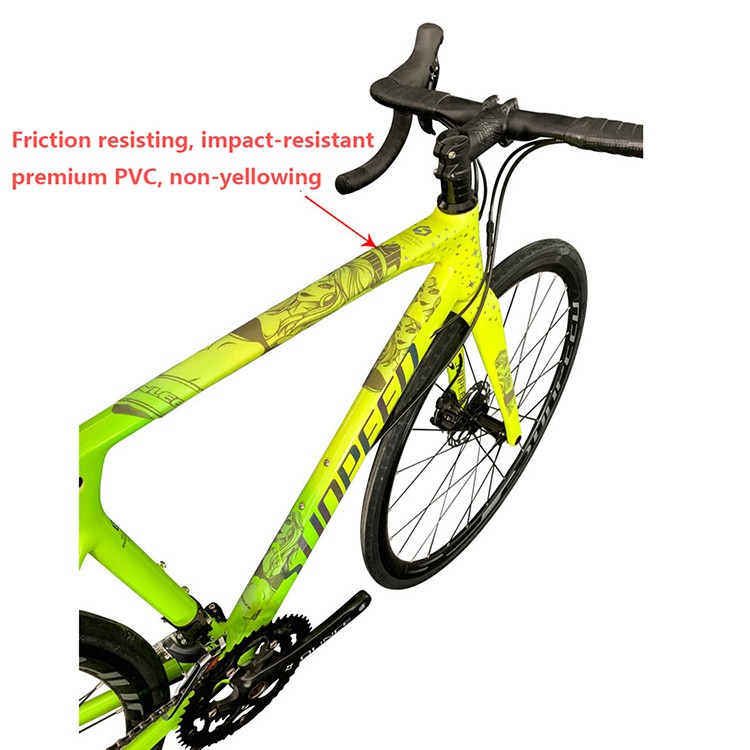Enlee Bicycle Frame Guard Protective Film 3D Decal Sticker for MTB ...