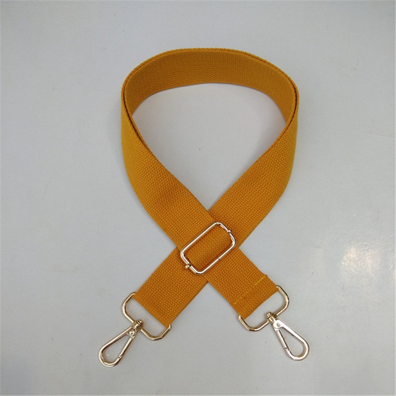canvas cloth Solid Color bag strap belt 3.8cm wide replace Shoulder ...