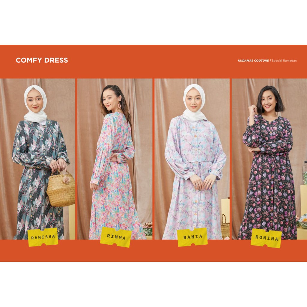 As Comfy Kudamas Couture Kmc ชุดเดรสสําหรับสตรีเหมาะกับฤดูร้อน - ailynn ...