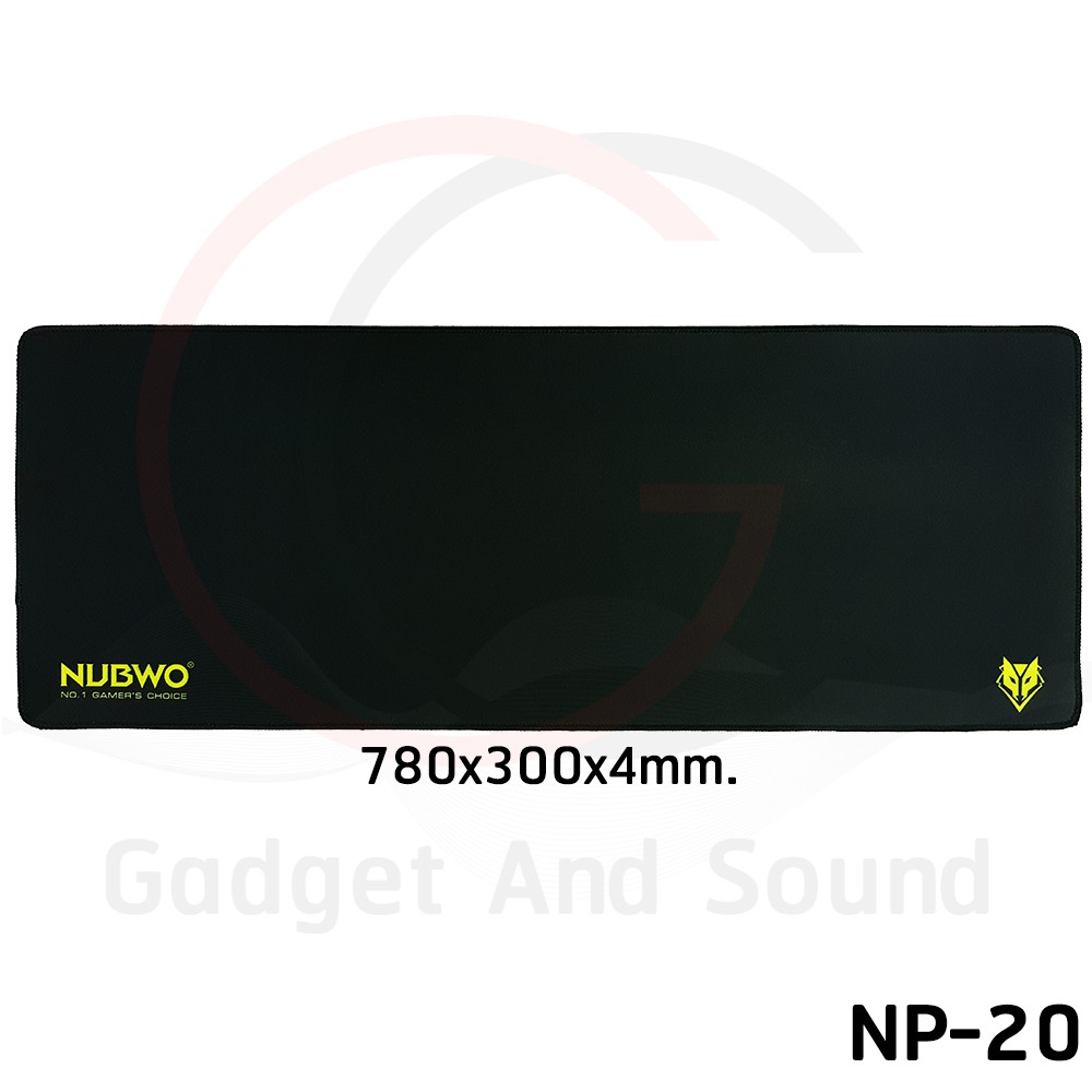 แผ่นรองเมาส์ยาว NUBWO รุ่น NP-20 *770x295x4 มม.* | Shopee Thailand
