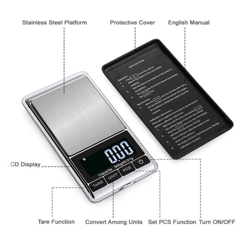 PP.Store เครื่องชั่งดิจิตอล เครื่องชั่งทอง เครื่องชั่งจิวเวอรี่แบบพกพา ...