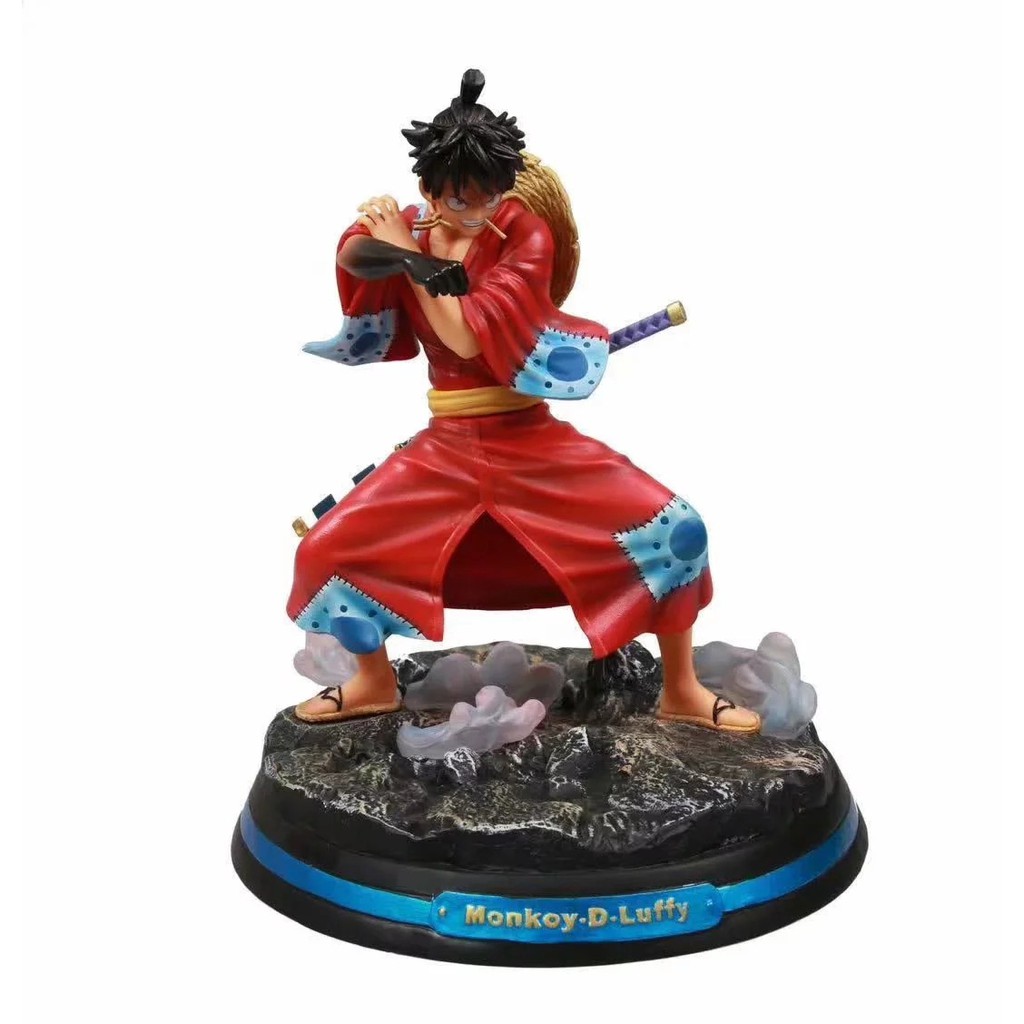 ฟิกเกอร์โมเดล One Piece Gk Three Stalls กิโมโน Luffy And The ...