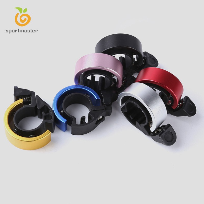 Bicycle Bell Ring Loud Bike Horn Cycling Handlebar Alarm Ring Bike Aluminum Alloy Invisible Bell ...