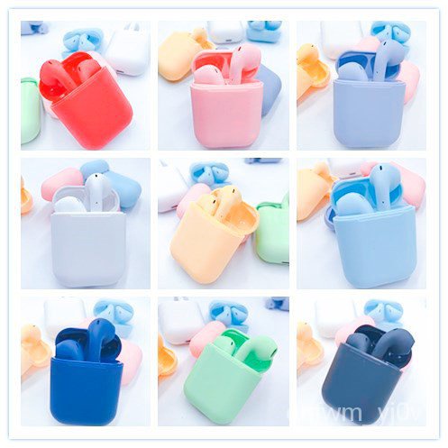 1p2c 9 Colors TWS Bluetooth Earphone Original TWS i12 Wireless HiFi ...
