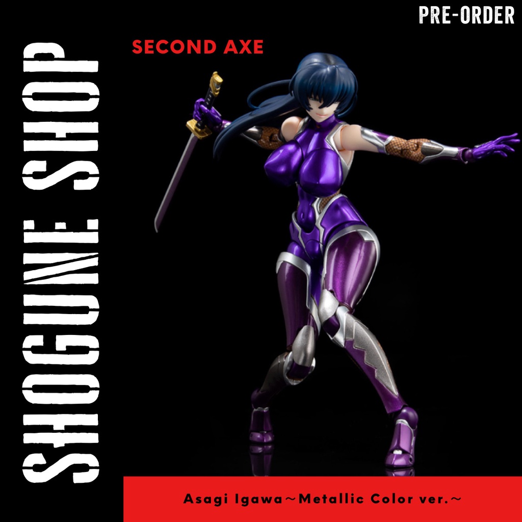 [พรีออเดอร์] Taimanin Series : SECOND AXE HEN*** ACTION Asagi Igawa ...