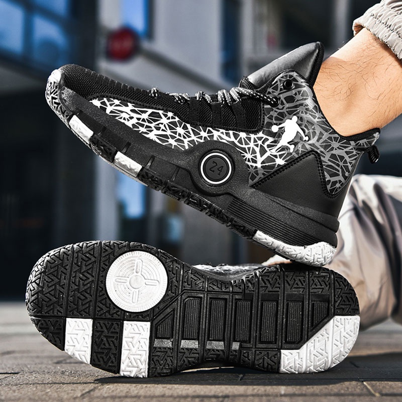 Los Angeles Number 24 Basketball Shoes Breathable Wear-resisting High ...