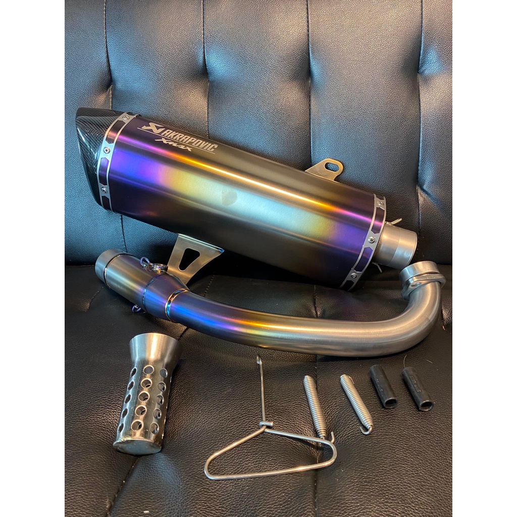 ท่อxmax pr2 ท่ออาคาฟลูไทเทเนียมทั้งใบ สำหรับxmax 300 - gforceracing - ThaiPick