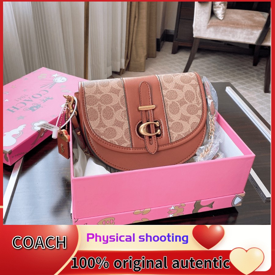 2019 กระเป๋า COACH เก้าสีใหม่ กระเป๋าสะพายและกระเป๋า crossbody กระเป๋า ...