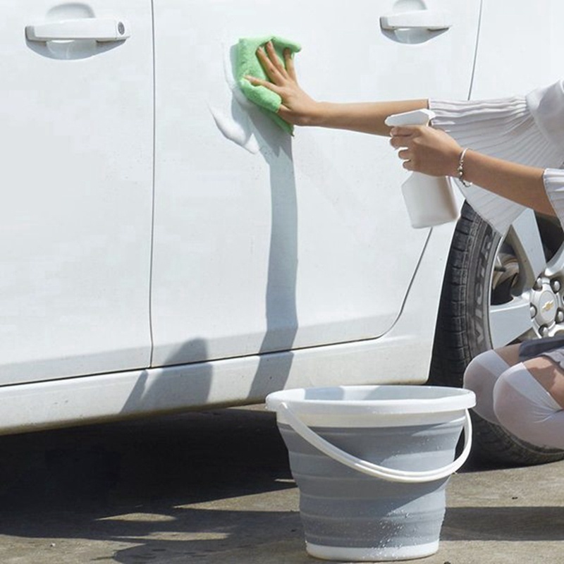 Foldable Bucket Portable Collapsible Folding Pail Car Washing ...