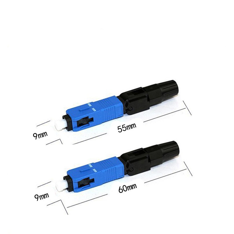 200pcs OM5 LC optical fiber connector kit OM3 OM4 0.9mm single core SX ...