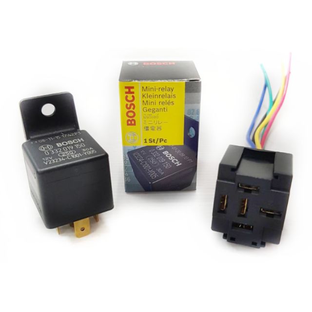 รีเลย์ BOSCH 5ขา 12V30A (ของแท้100%) | Shopee Thailand