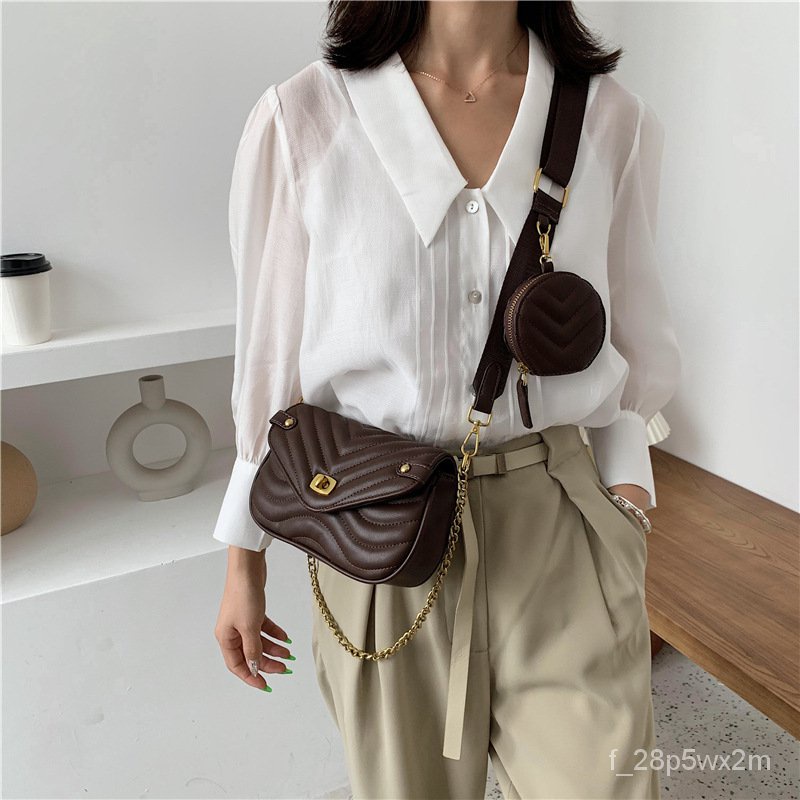 SIMING ins Hot Sale Sling Bag Casual Shoulder Bag Fashion Chain Bag Set ...