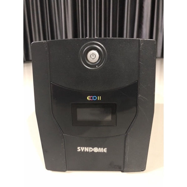 UPS เครื่องสำรองไฟมือสอง Syndome ECO ll 1200VA/720W Batt 12V 7Ah*2 ...