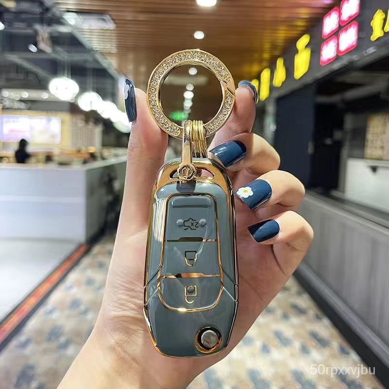 TPU Key Case Cover Holder for Ford Puma 2021 2020 Focus 2 3 Mondeo 5 ...