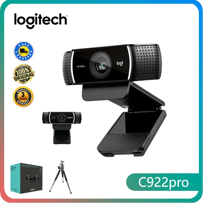 logitech pro c 922 กล้องติดไมโครโฟน | Shopee Thailand