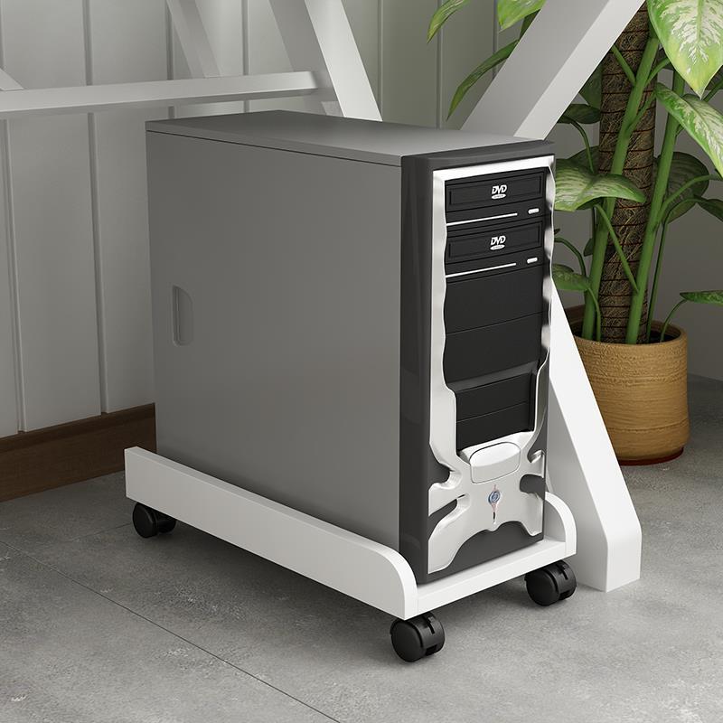 Computer mainframe bracket with pulleys, movable chassis base, chassis ...