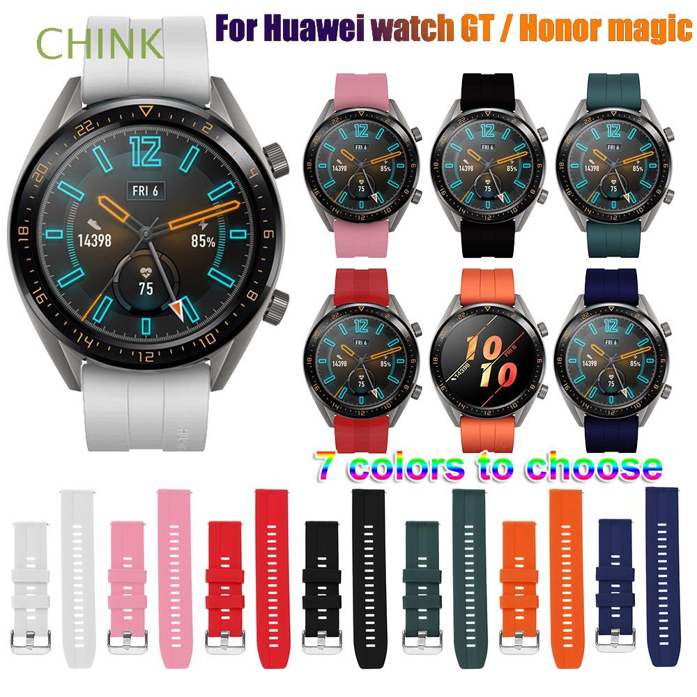 CHINK Classic Silicone Watch Band Strap 22mm for Huawei Watch GT Active ...