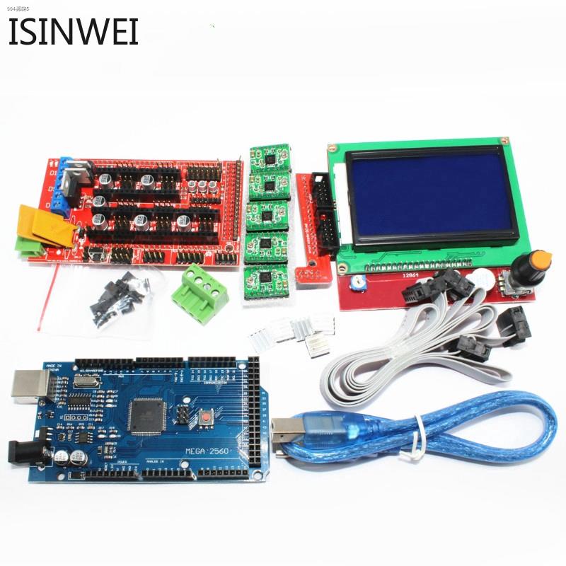 Mega2560 R3 CH340 RAMPS1.4 Controller A4988 Stepper Driver Module 12864 ...