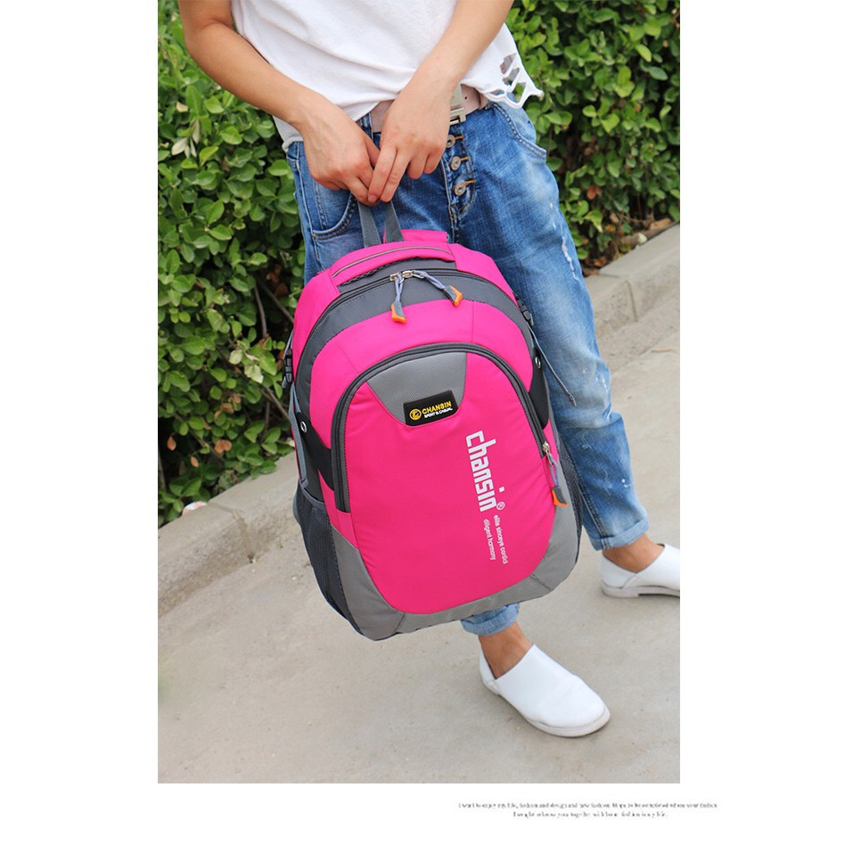 กระเป๋าอเนกประสงค์ Chansin กระเป๋าสะพายหลัง ขนาด 48*15*28 cm กระเป๋าเป้ ...