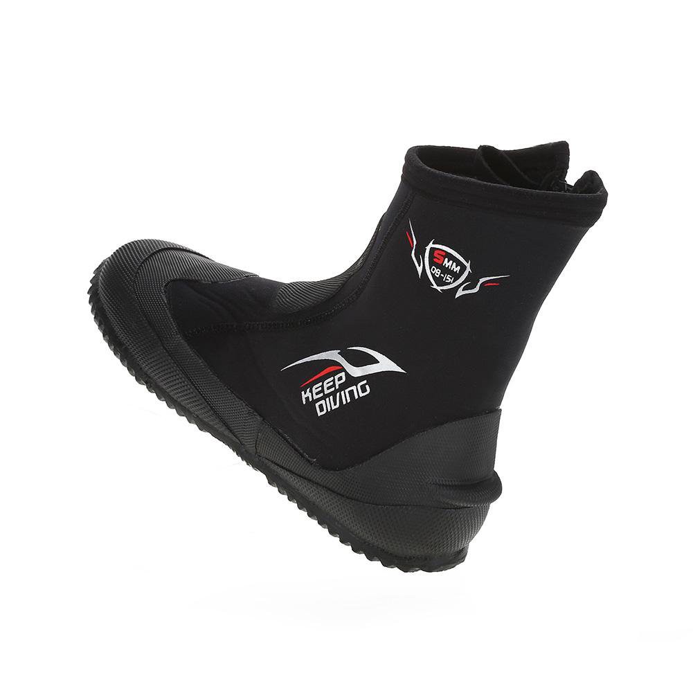 Diving Neoprene Snorkeling 5mm Long Shoes Water KEEP DIVING Scuba 1 ...