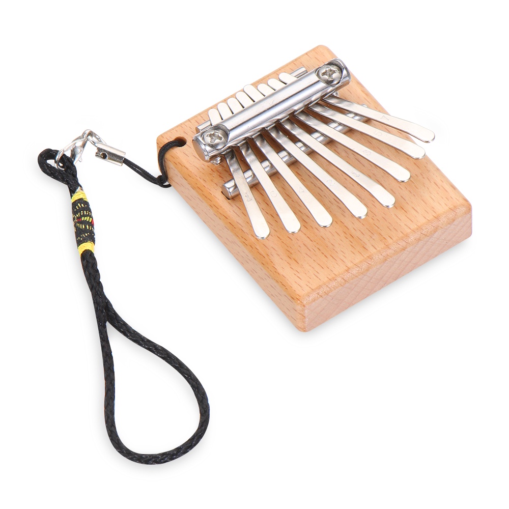 8 Key Mini Kalimba Exquisite Finger Thumb Piano Marimba Musical Good ...