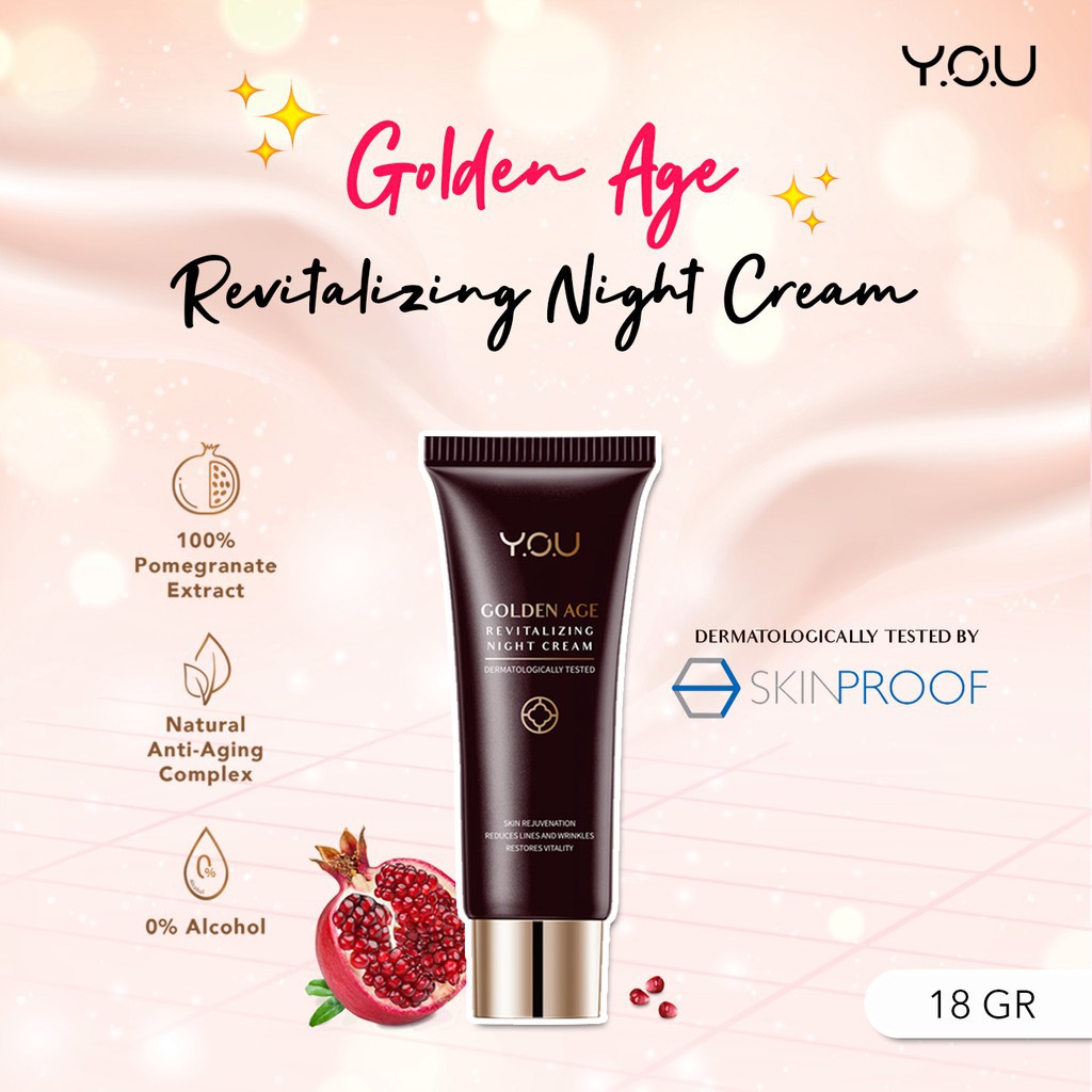 You Golden Age Revitalizing ครีมกลางคืน 18 กรัม - beauteebenefits.th ...