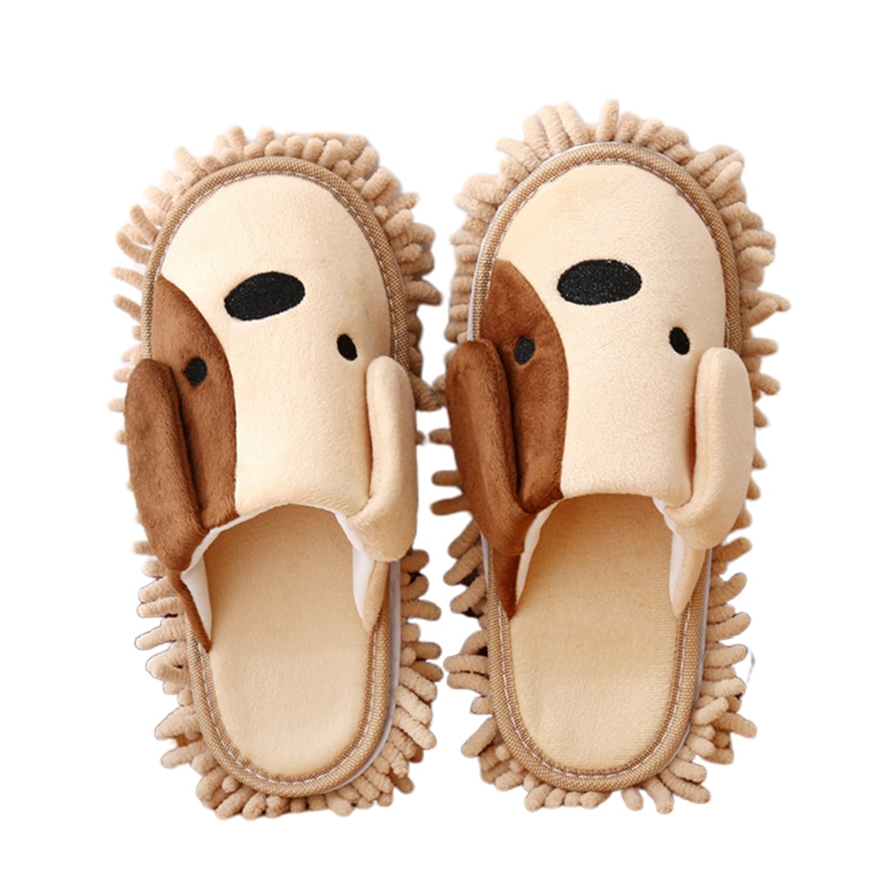 Lazy mop slippers women & man winter unisex bathroom slippers for dry ...