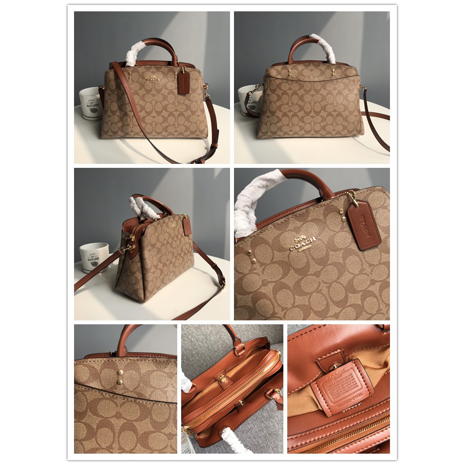 พร้อมส่ง แท้ ????????100% New Coach ถังใหญ่ รุ่นใหม่ LILLIE CARRYALL IN ...