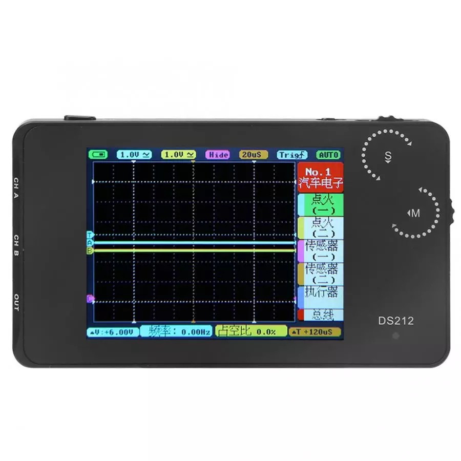 DS212 DSO Portable Mini 2 Channel Digital Oscilloscope Pocket Size USB ...