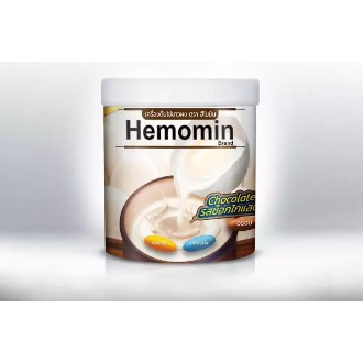 Hemomin ฮีโมมิน โปรตีนไข่ขาว ชนิดผง 400 กรัม 2 กระป๋อง(รสช็อกโกแลต) แถม ...